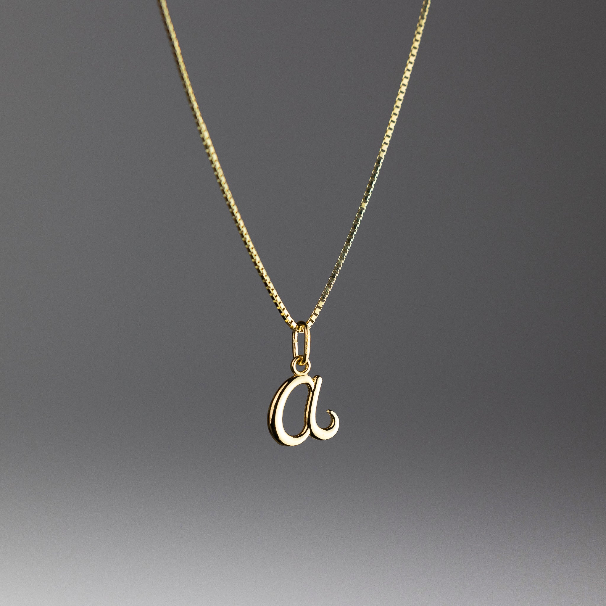 Charlie & Co. Jewelry | 14K Gold Lowercase Letter Pendants | Gold ...