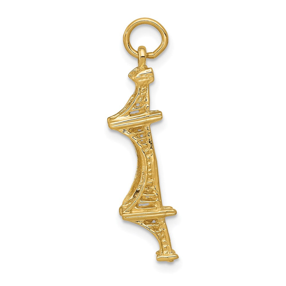 Charlie & Co. Jewelry | 14k 3d Golden Gate Bridge Charm | Gold Pendant
