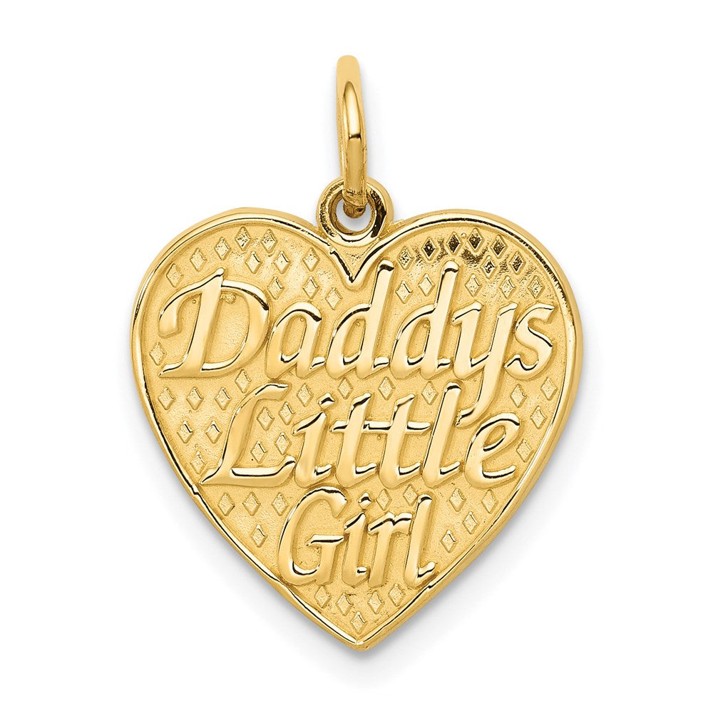 Charlie & Co. Jewelry | 14k Daddys Little Girl Charm | Gold Pendant