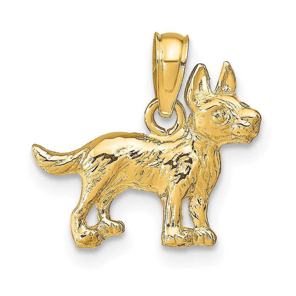 Charlie & Co. Jewelry | 14k Terrier Dog Pendant | Gold Pendant