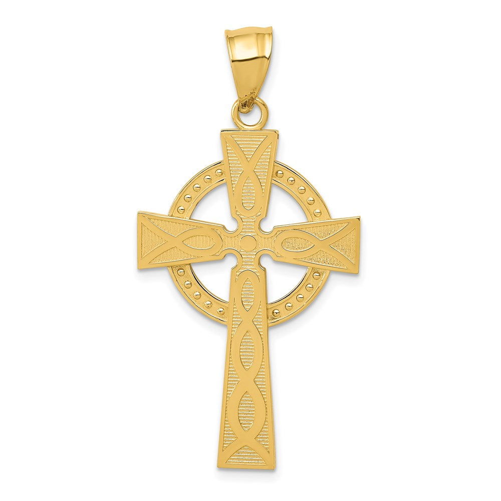 14k Celtic Cross Pendant - Model C894 | Charlie & Co. Jewelry