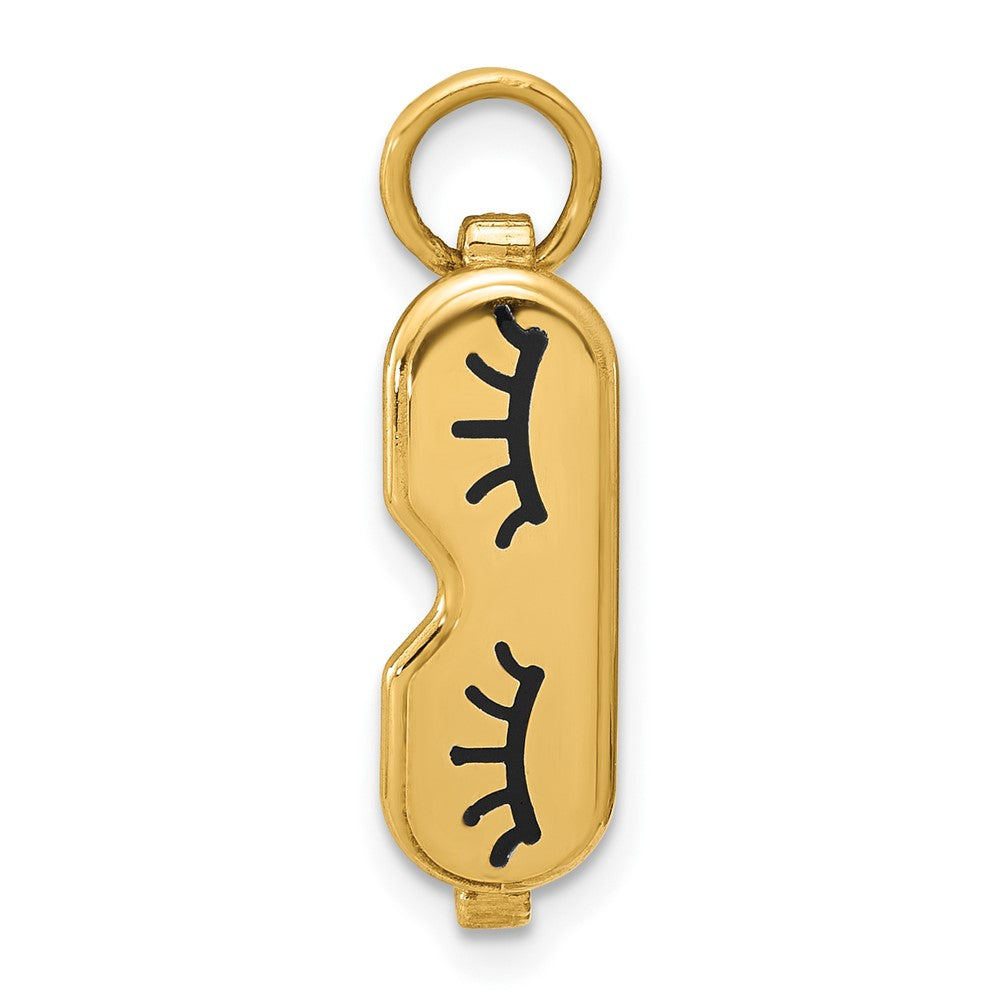 Charlie & Co. Jewelry | 14k Sleep Mask Charm | Gold Pendant