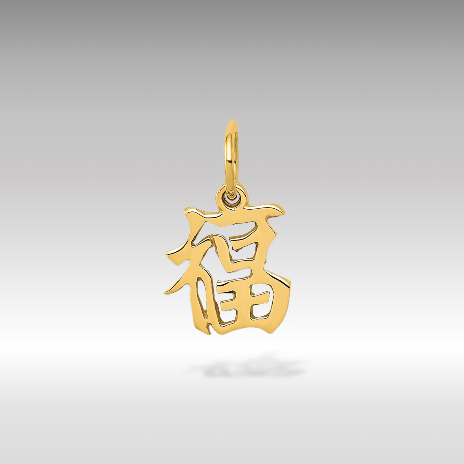 Charlie & Co. Jewelry | 14K Gold Chinese 'Good Luck' Symbol Charm ...