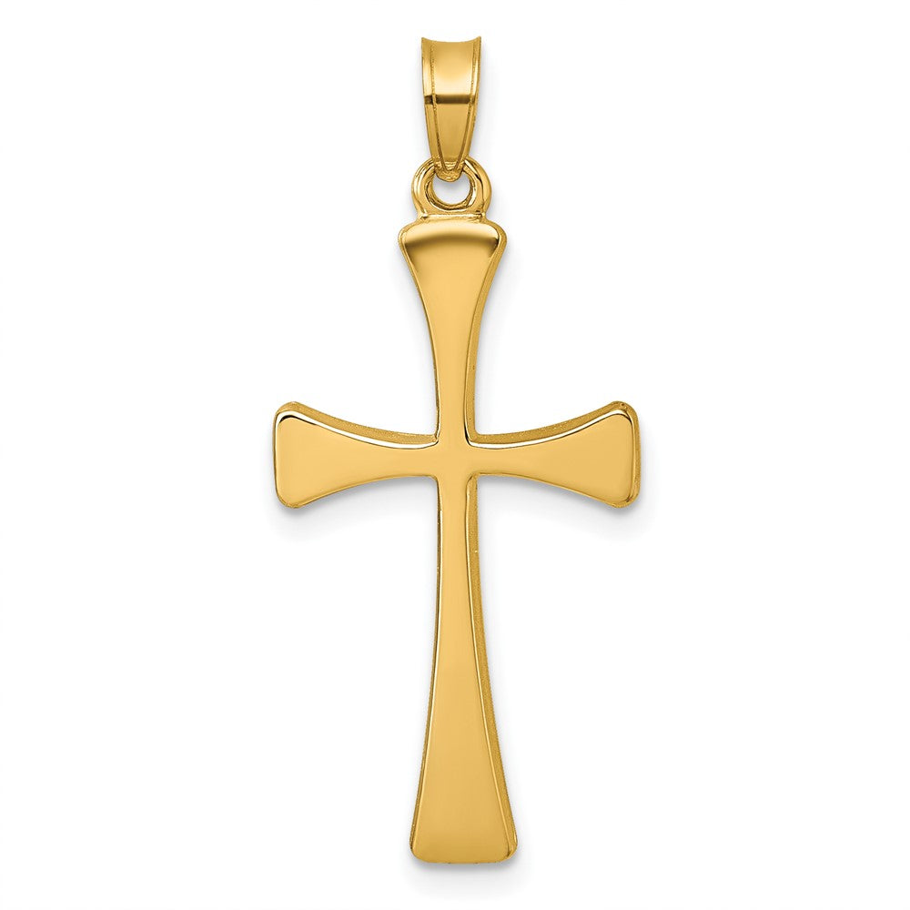 14k Polished Religious Cross Pendant - Model XR2170 | Charlie & Co. Jewelry