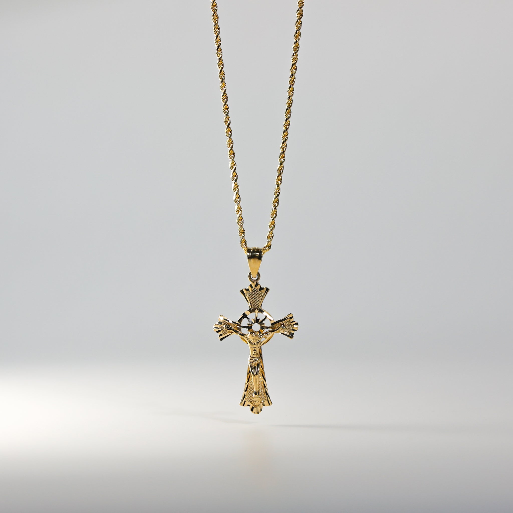 Charlie And Co Jewelry | Gold Jesus Crucifix Cross Pendant | 14K Gold ...