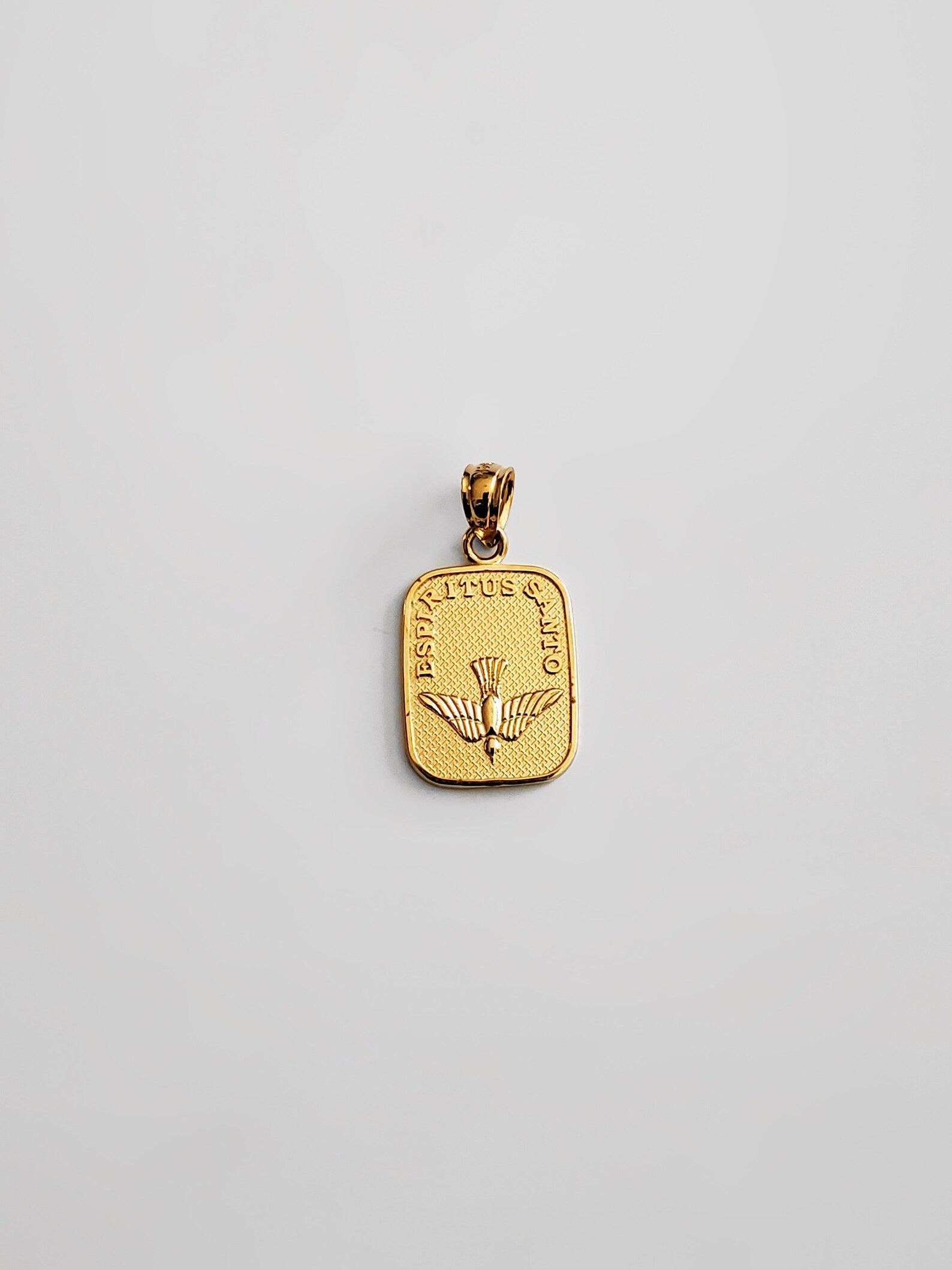 Charlie And Co Jewelry | Gold Espiritu Santo Dove Pendant | 14K Gold ...
